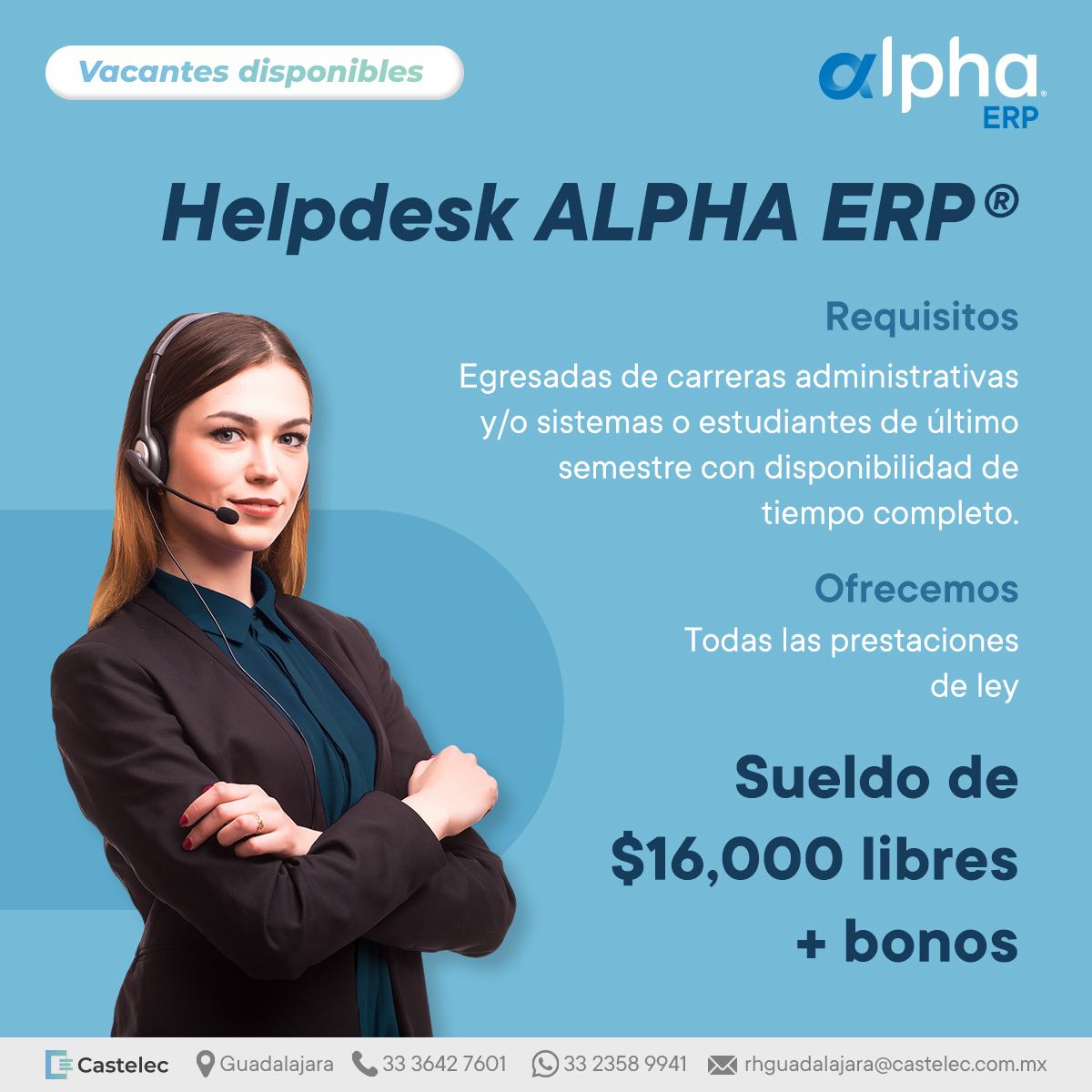 Help Desk Alpha ERP Guadalajara | Bolsa de Trabajo CUALTOS